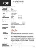 Safety Data Sheet: Liquid Fire Starting Fluid | PDF | Firefighting | Fires