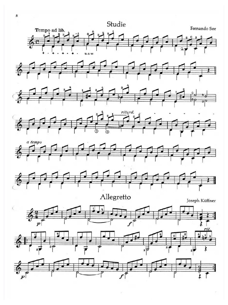 Classical Guitar Notes 4 | PDF