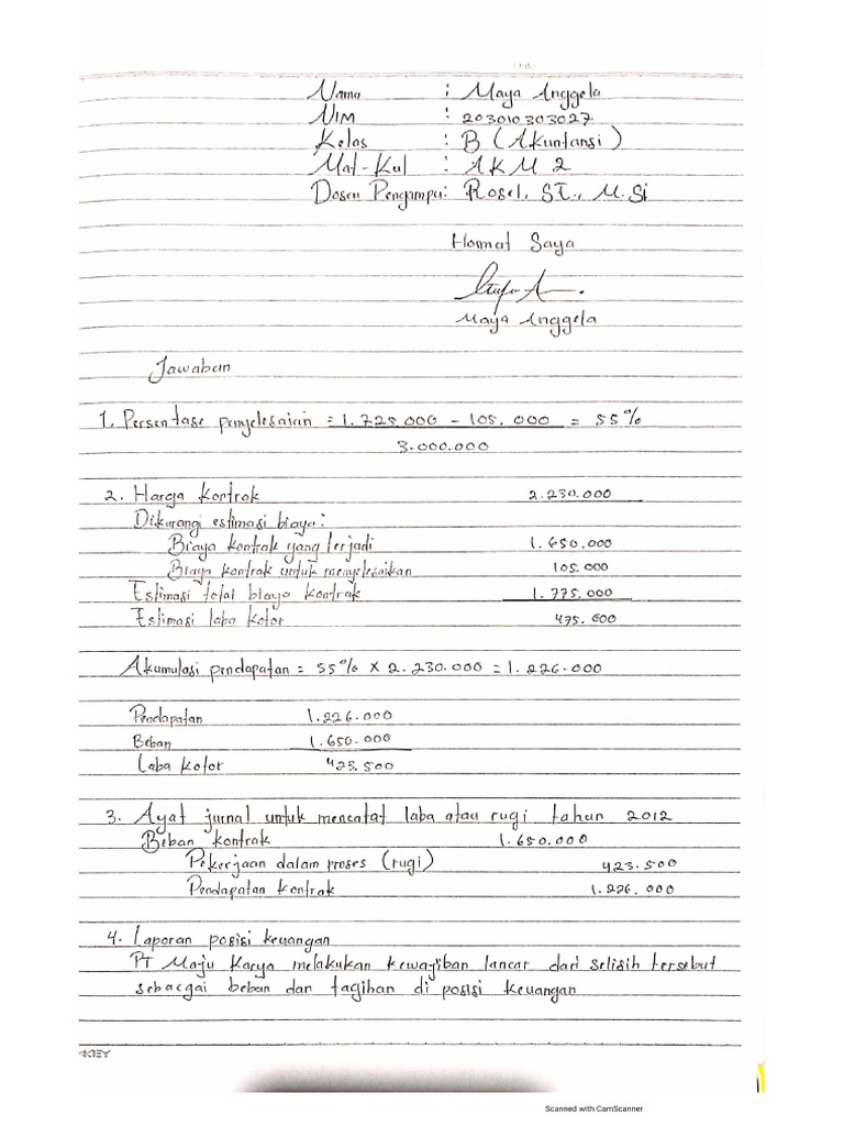 Maya Anggela - Jawaban - Tugas AKM 2 - Temu 4 | PDF