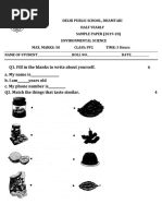 LKG Tamil Question Paper | PDF