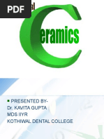 All Ceramic Classification. | PDF | Zirconium Dioxide | Ceramics