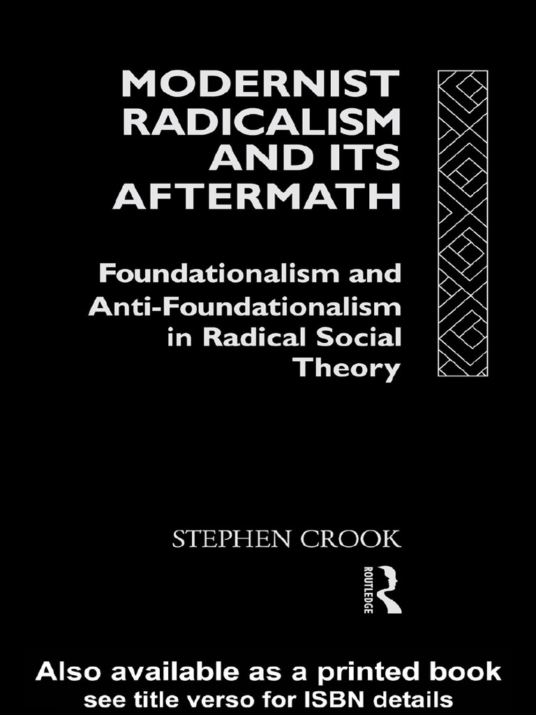 Stephen Crook - Modernist Radicalism | PDF | Critical Theory | Social ...