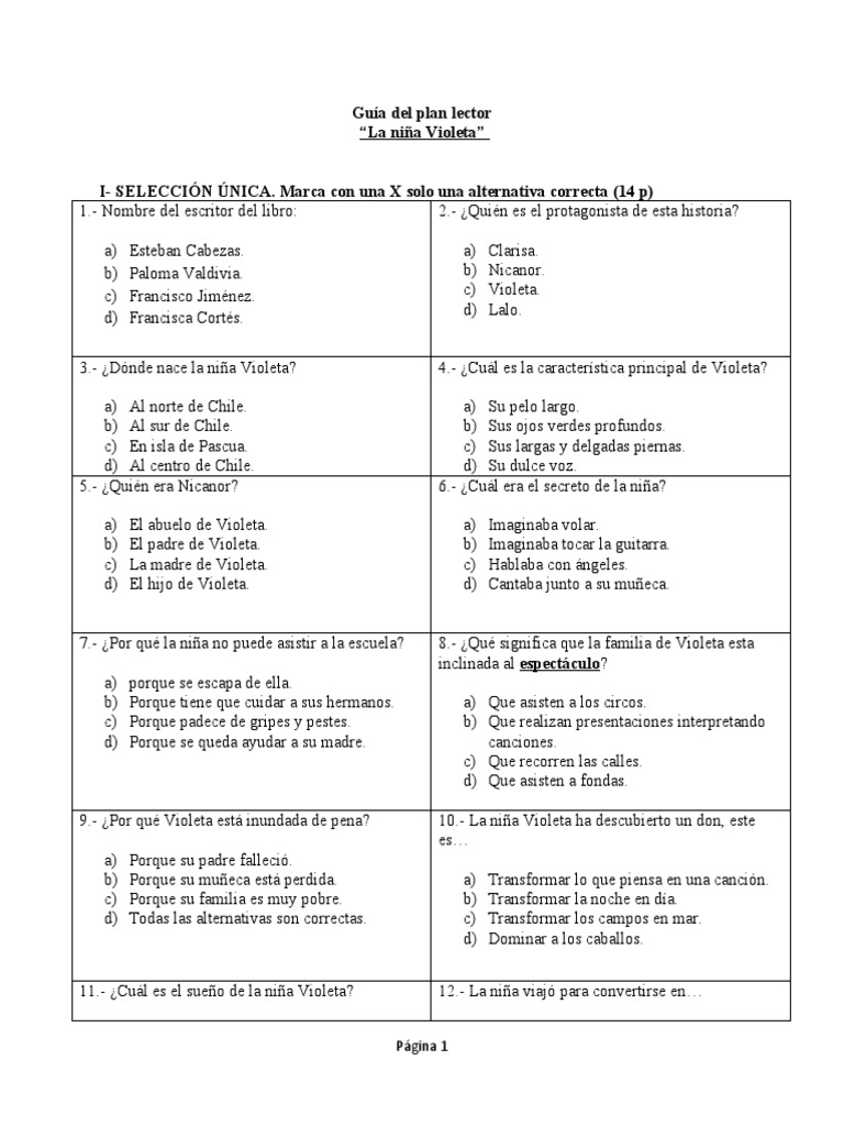 Guia La Nina Violeta 3 | PDF