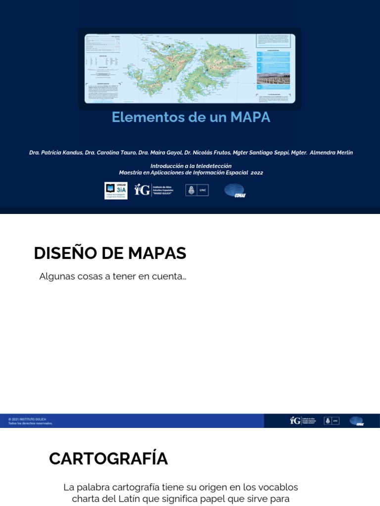 Mapas Elementos | PDF | Mapa | Cartografía