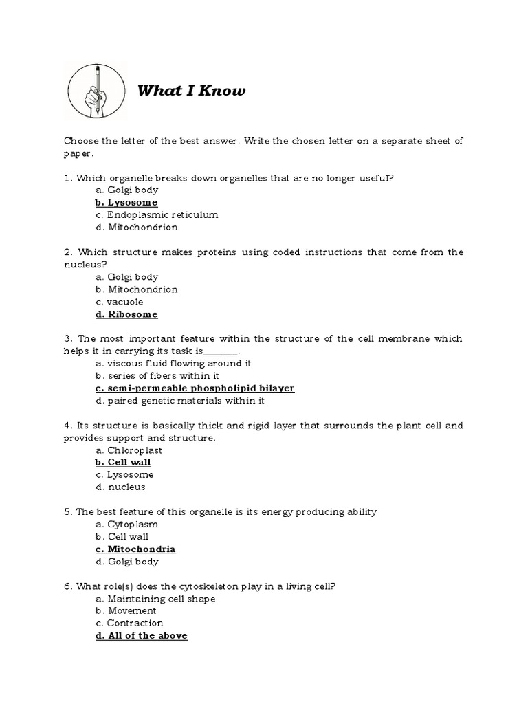 Cell Structure and FunctionADMModule - Grade12 - Quarter1STEM - BIO12 ...