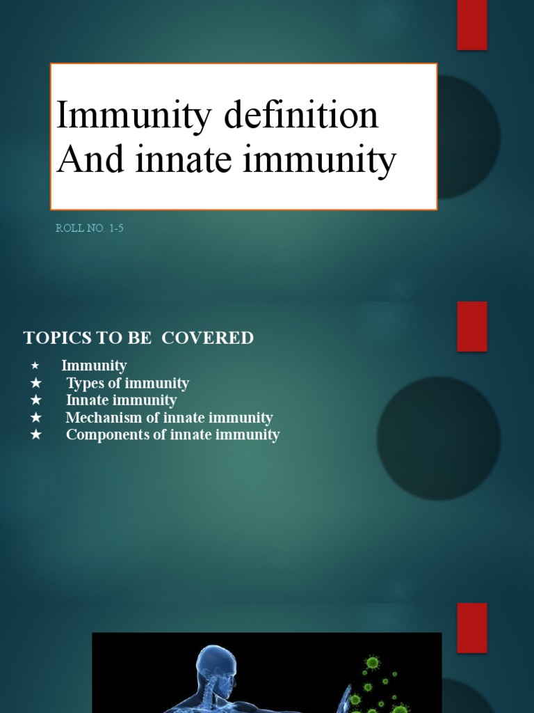 Immunity Definition and Innate Immunity2 | PDF | Innate Immune System ...