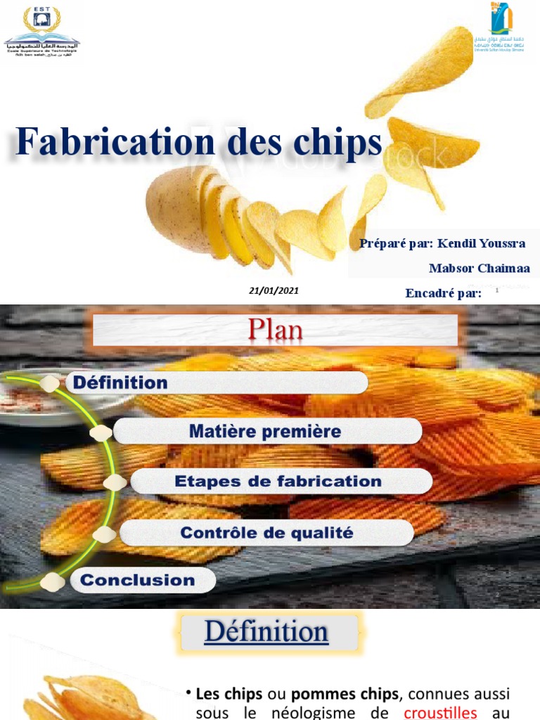 Fabrication Des Chips 2 | PDF | Pomme de terre | Chips