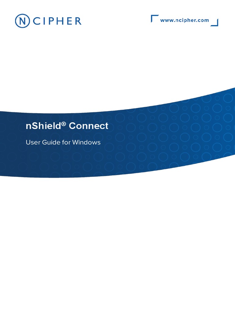User Guide NShield Connect 12.60 Windows | PDF