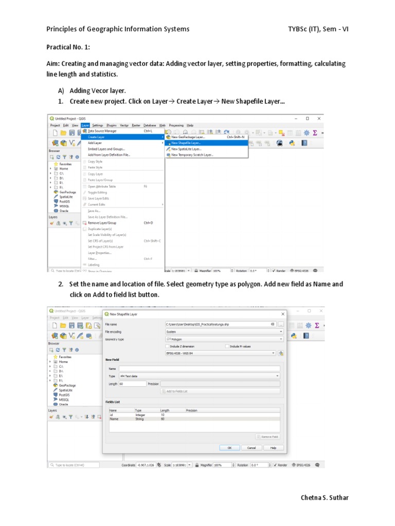 Principles of Geographic Information Systems Tybsc (It), Sem - Vi | PDF ...