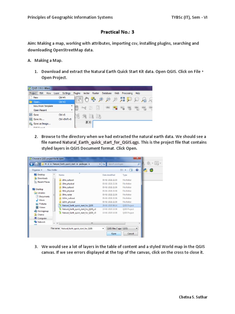 Practical No.: 3: Chetna S. Suthar | PDF | Geographic Information ...