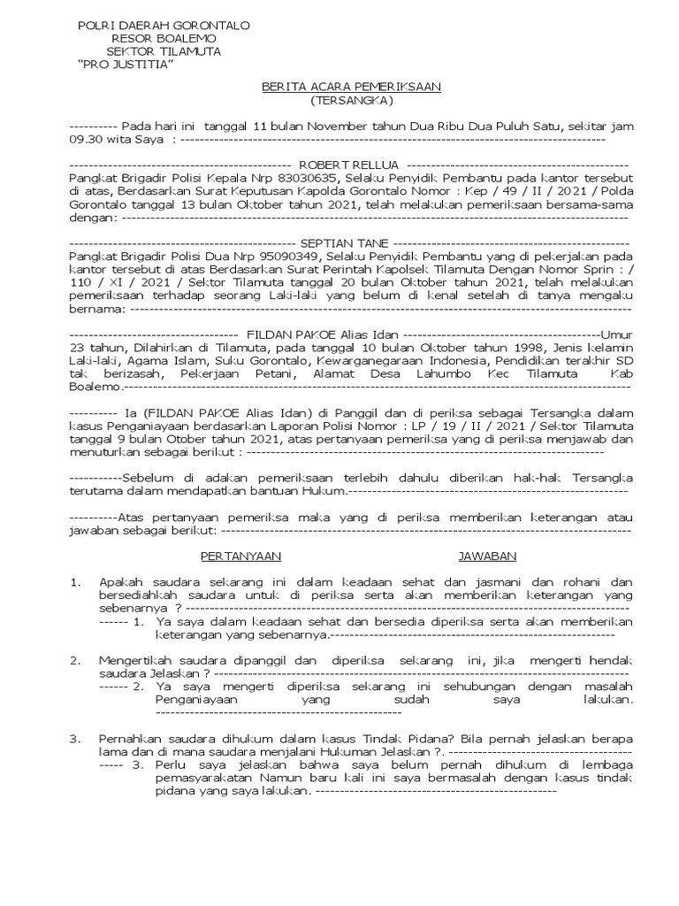 Bap TSK Fildan | PDF