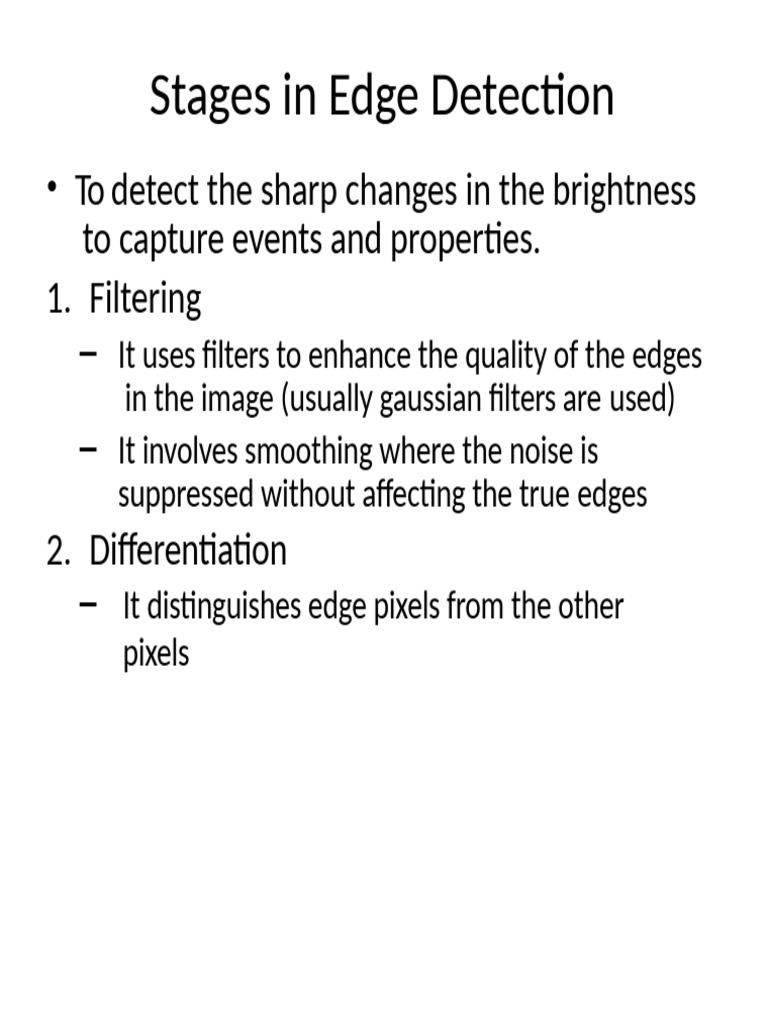 Edge Detection and Linking | PDF | Image Processing | Algorithms