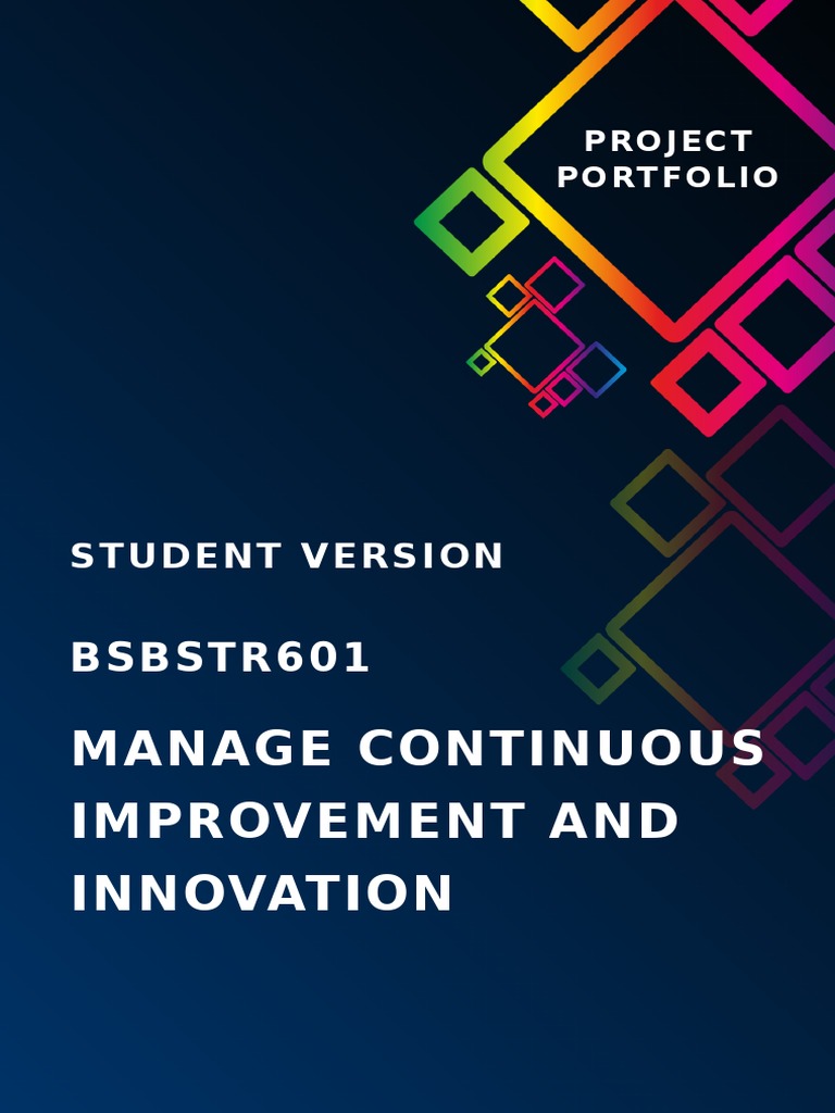 BSBSTR601 Project Portfolio Task 2 Andrea Sampedro | PDF | Risk ...