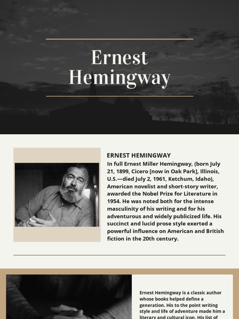 Ernest Hemingway | PDF