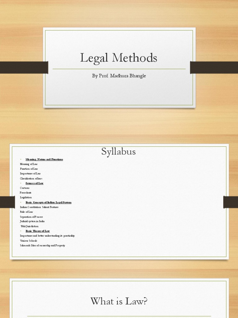 Legal Methods | PDF | Precedent | International Law