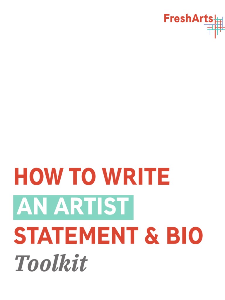How To Write Statement & Bio: An Artist | PDF | Question | The Arts