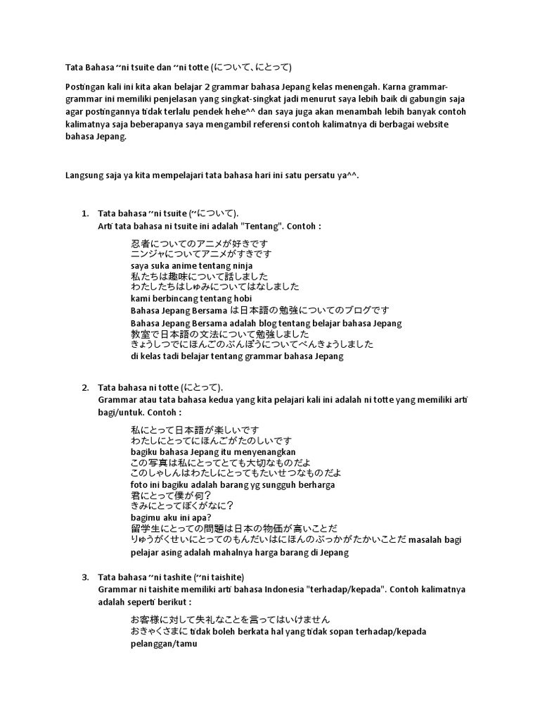 Bunpou n3 | PDF | Seni & Disiplin Bahasa