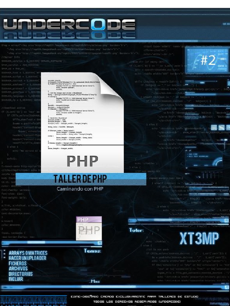 Taller de PHP Unidad 2 | PDF | Mi sql | Php