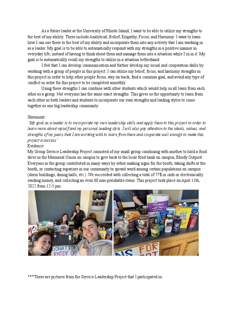 Leadership - Learning Contract | PDF | Leadership | Learning