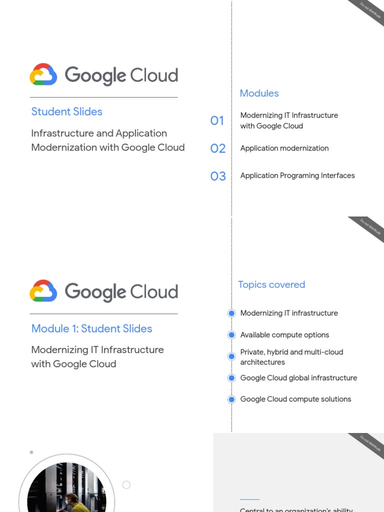 Course 3 - Infrastructure and Application Modernization With Google ...
