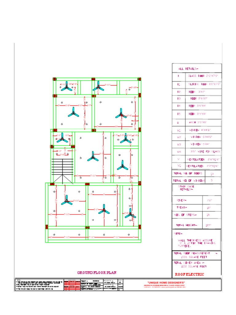 Roof Electric Plan | PDF