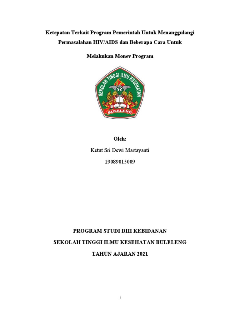 Makalah Monev Program | PDF
