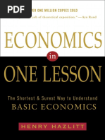 Economics in One Lesson | PDF