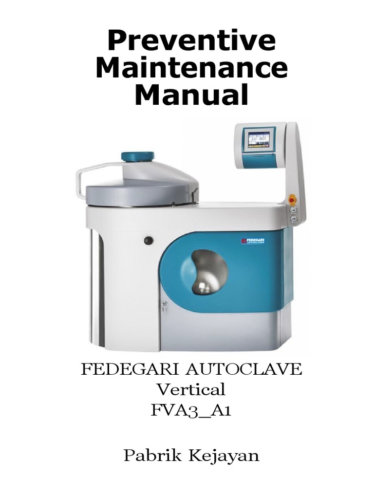 PM AutoClave Vertical Manual | PDF | Valve | Machines