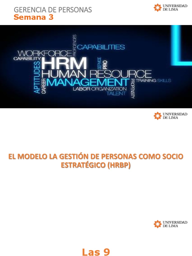 El Modelo La Gestión de Personas Como Socio Estratégico (HRBP) | PDF ...