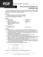 Kato Katz Technique | PDF