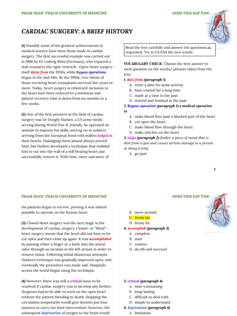 Cardiac Surgery: A Brief History: (1) Possibly Some of The Greatest ...