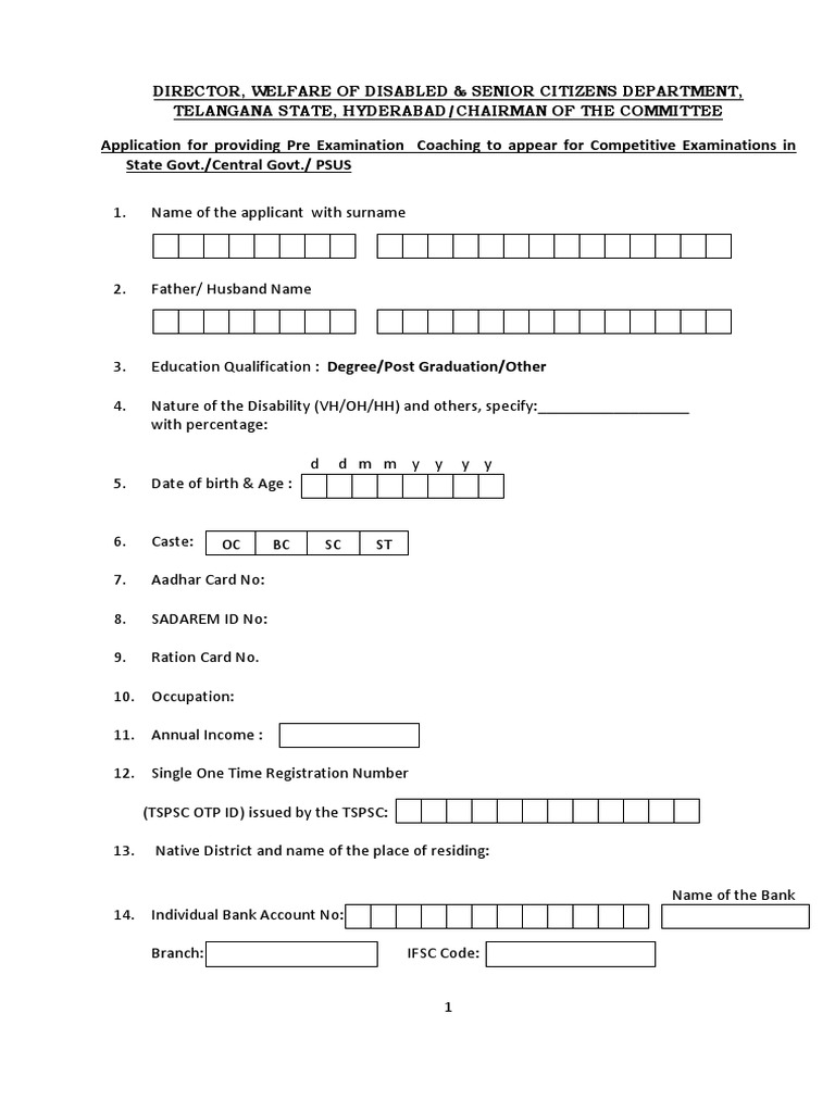 Coaching Application Form | PDF
