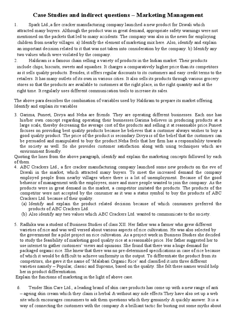 11 - New Case Studies Marketing | PDF | Retail | Marketing