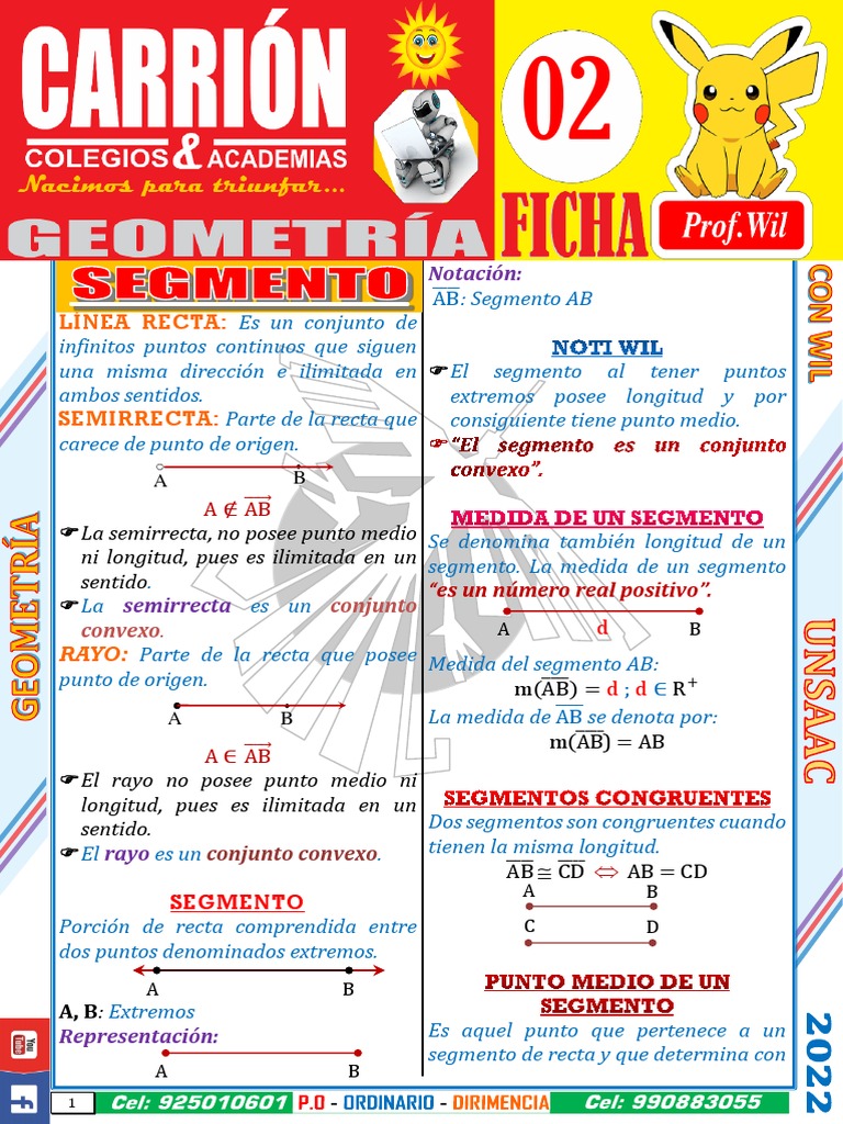 Segmentos - 02 - Carrion | PDF | Longitud | Geometría