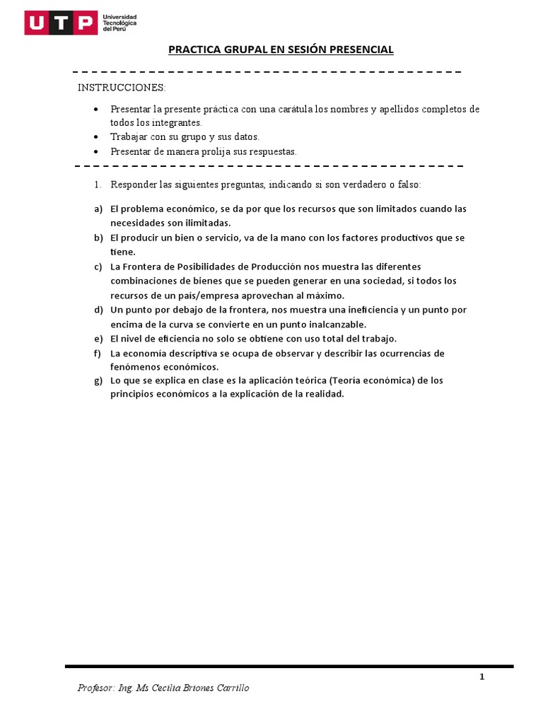 S1.s1 TAREA de CLASE, Preguntas de Micro | PDF