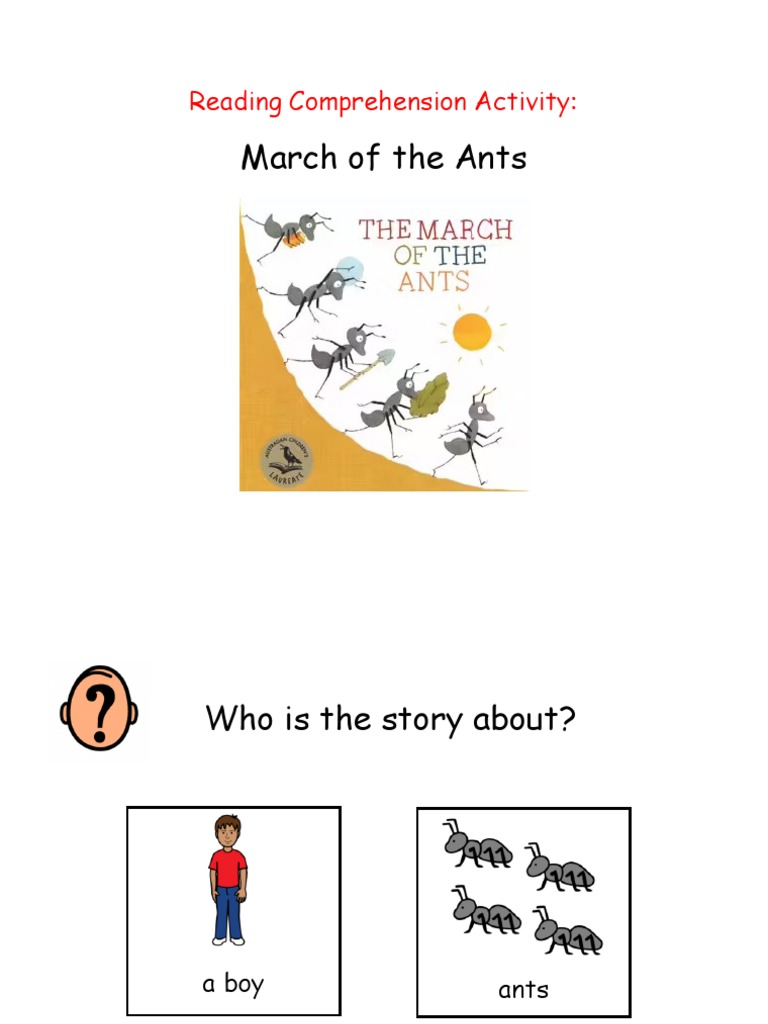 March of The Ants: Reading Comprehension Activity | PDF | Art | Poetry
