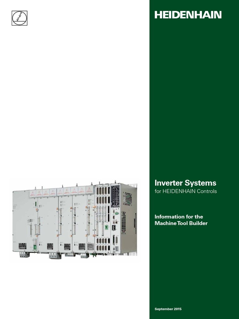 Heidenhain 622420-2A - Inverter - Systems | PDF | Power Inverter ...
