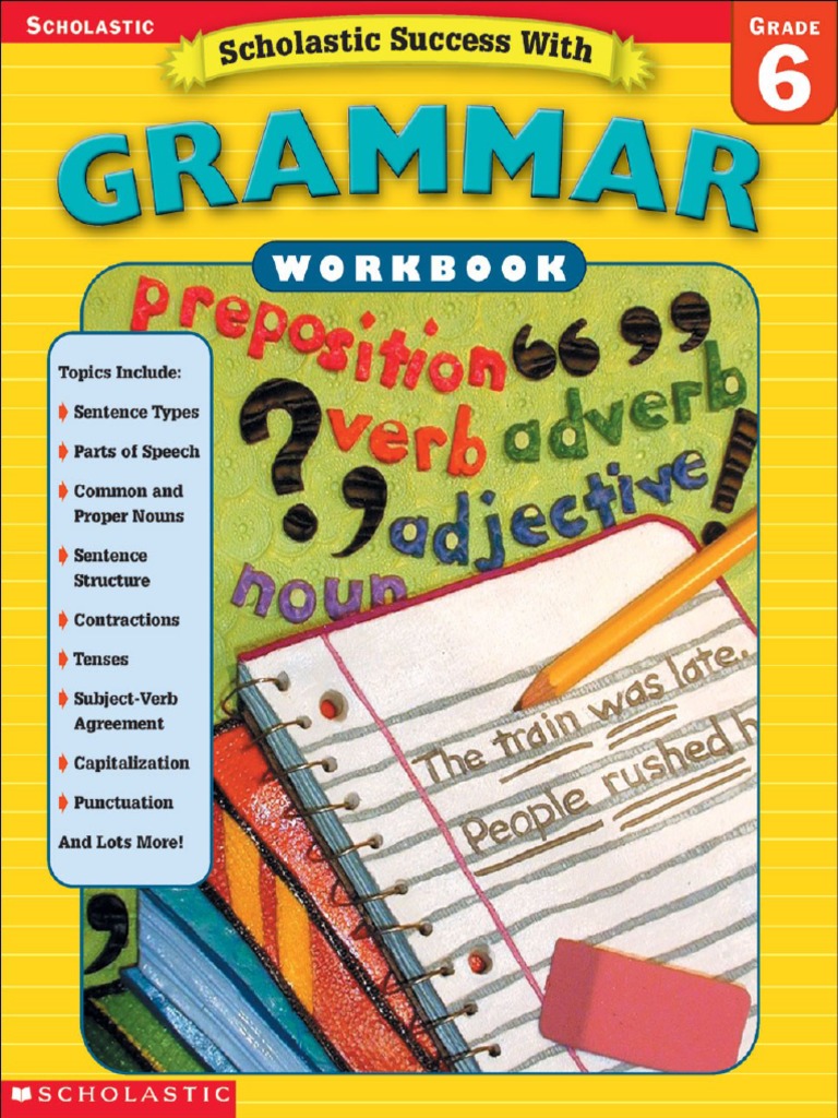 Scholastic Success With Grammar Grade 6 | PDF | Grammatical Number ...