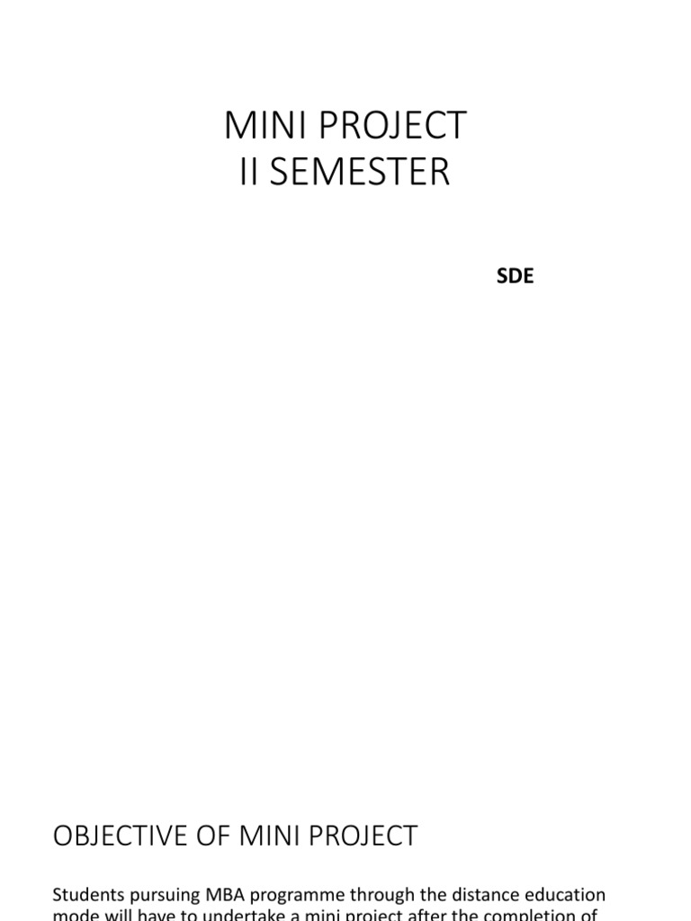 Application of Concepts Learned: A Guide to Conducting Effective Mini ...