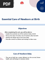 Essential Intrapartum Newborn Care (Einc) | PDF | Breastfeeding | Childbirth