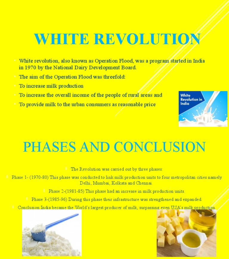 White Revolution | PDF