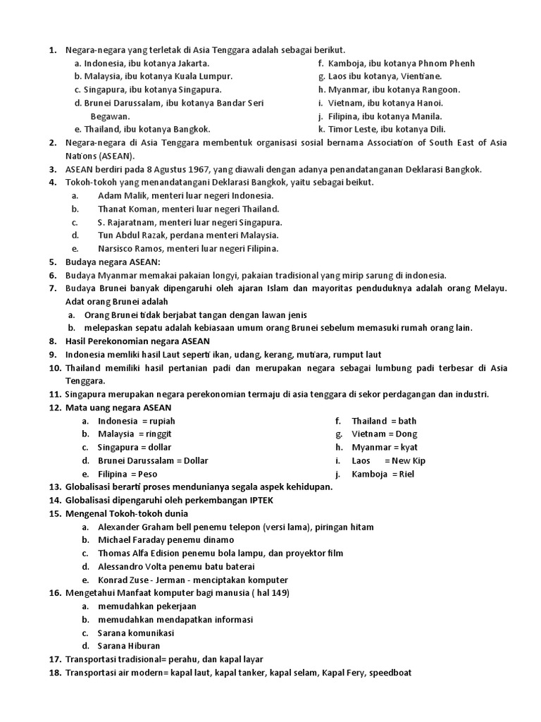 Rangkuman IPS | PDF | Perjalanan