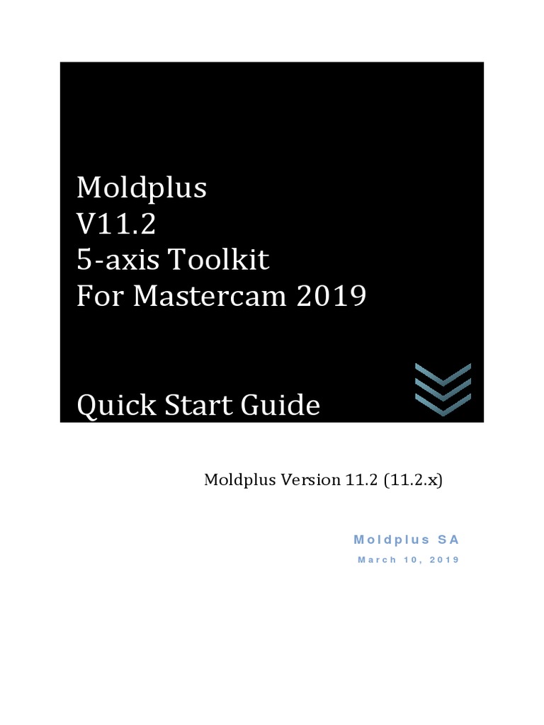 Moldplus 5-Axis Toolkit V11 2 Quick Start Guide | PDF | Icon (Computing) | Button (Computing)