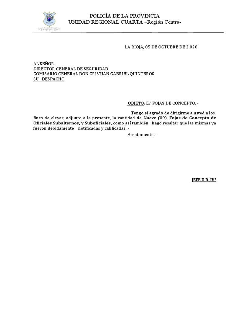 Foja de Concepto | PDF | Derecho