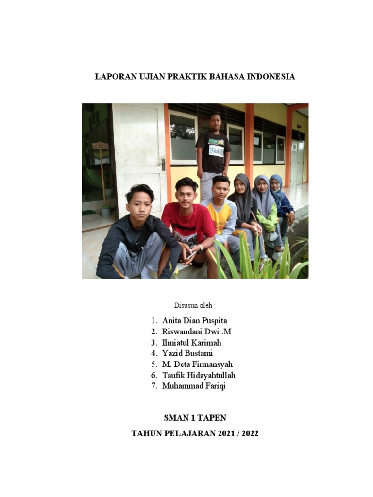 Laporan Ujian Praktik Bahasa Indonesia (Neta) | PDF