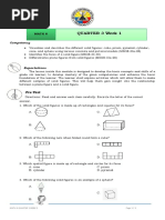 Lesson: Visualizing and Describing Solid Figures and Making Models of ...