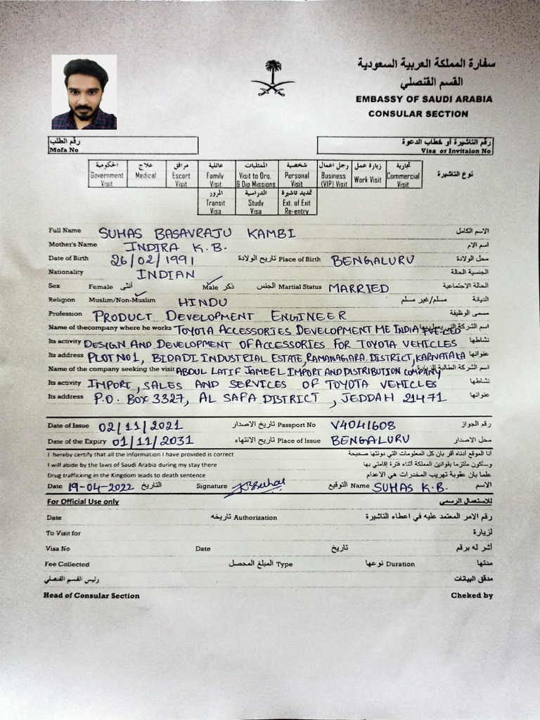 New Visa Application Form | PDF | Travel Visa | National Security