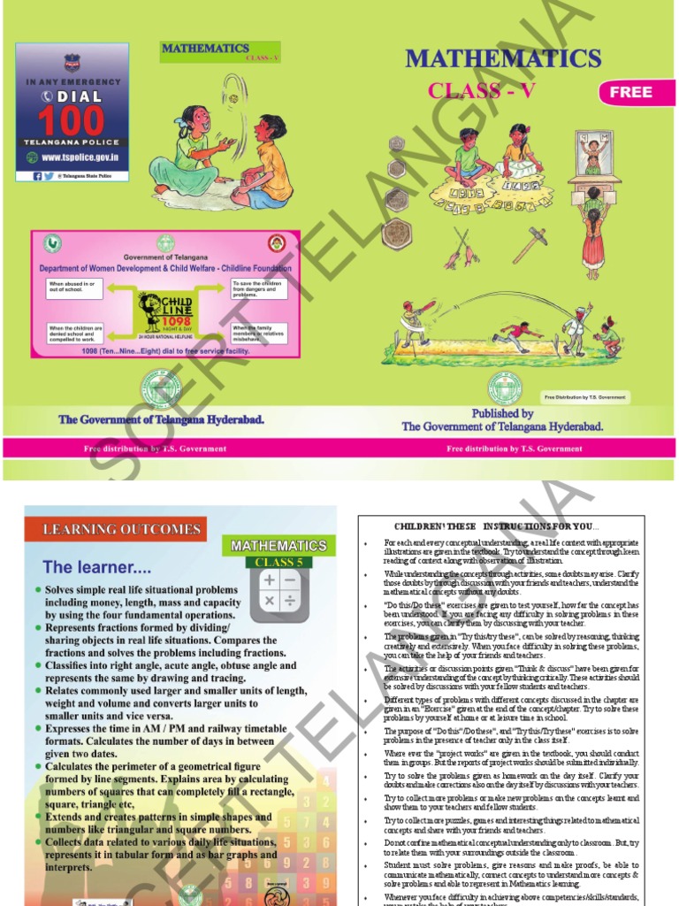 5th Class EM Maths | PDF | Mathematics