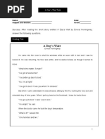 Mirror Image - Short Story - Summary | PDF | Alice (Alice's Adventures ...