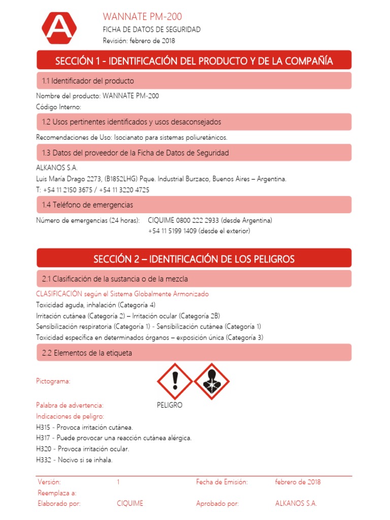Wannate PM 200 | PDF | Agua | Materiales
